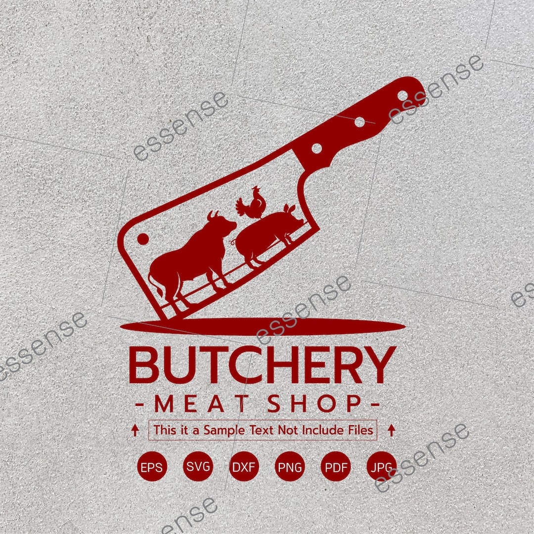 Butcher Svg,butcher Shop Svg,meat Svg,butcher Shop Silhouette Svg ...