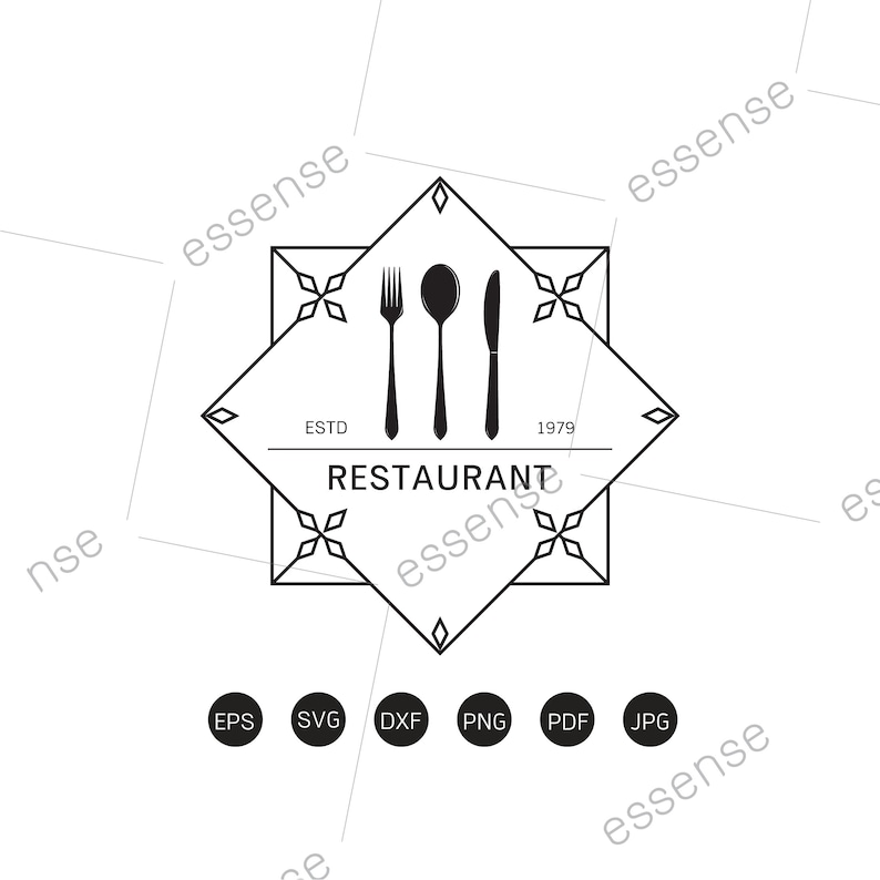 Restaurant Logo SVG, Kitchen Svg,restaurant Files for Cricut ...
