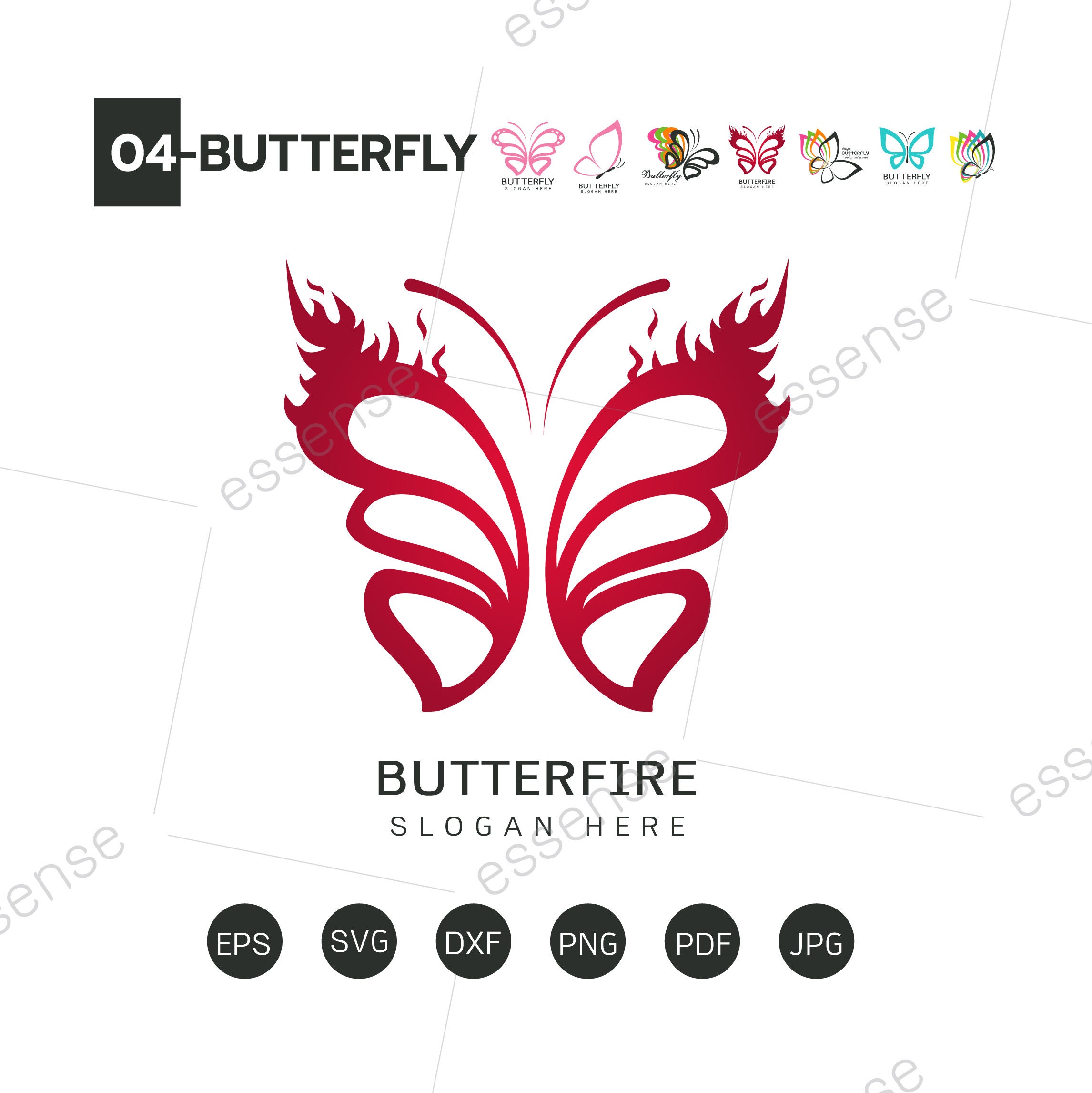 Butterfly Svg Filebutterfly Logo SVG Bundlebutterfly Cut - Etsy