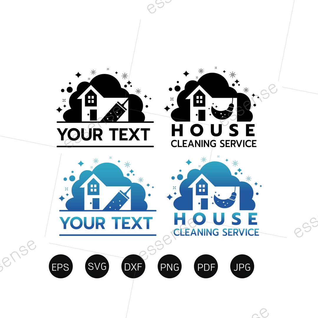 House Cleaning Logo Svg, Cleaning Svg,cleaning Service Logo Svg ...