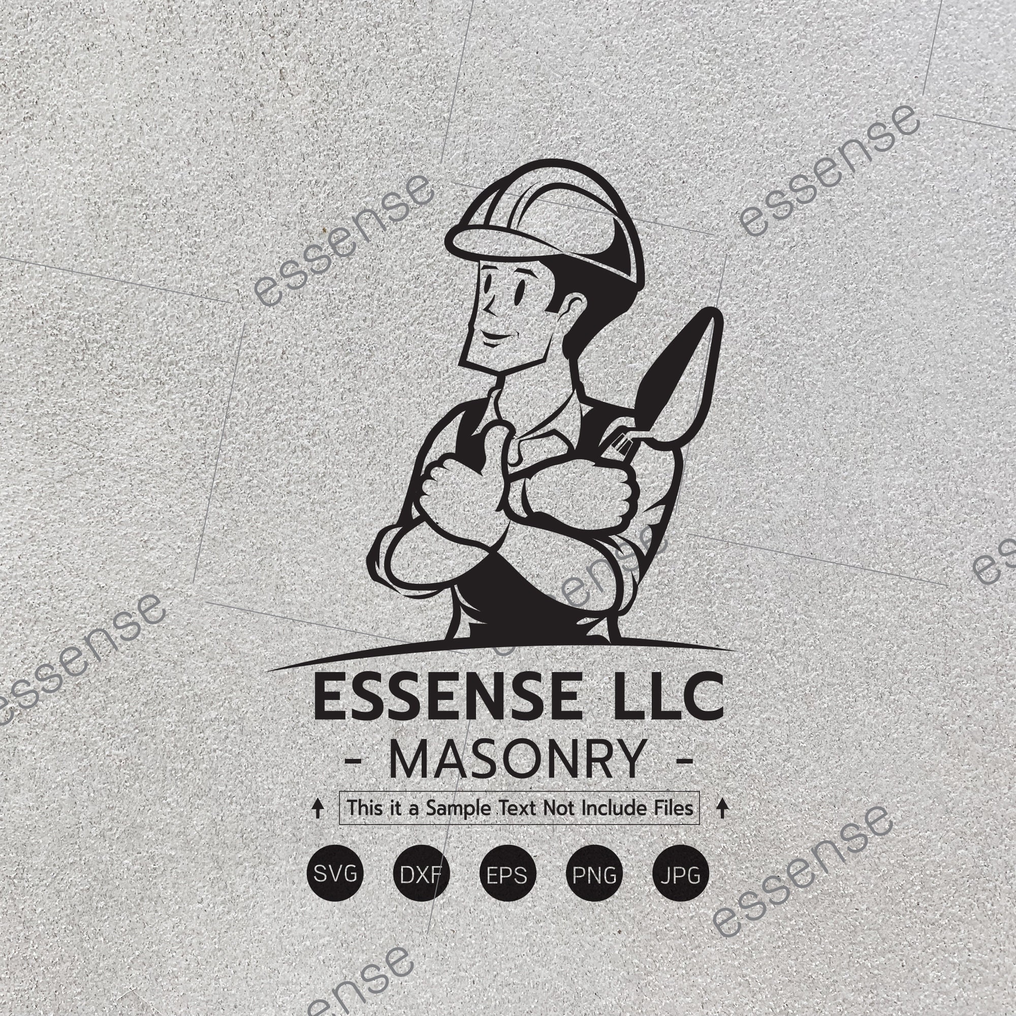 Bricklayer Logo, Mason Logo Svg Construction Building Concrete Cement ...