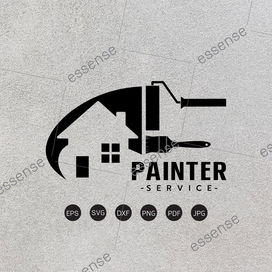 Painter Svg,painting Svg,painting Service Svg,painter Silhouette ...