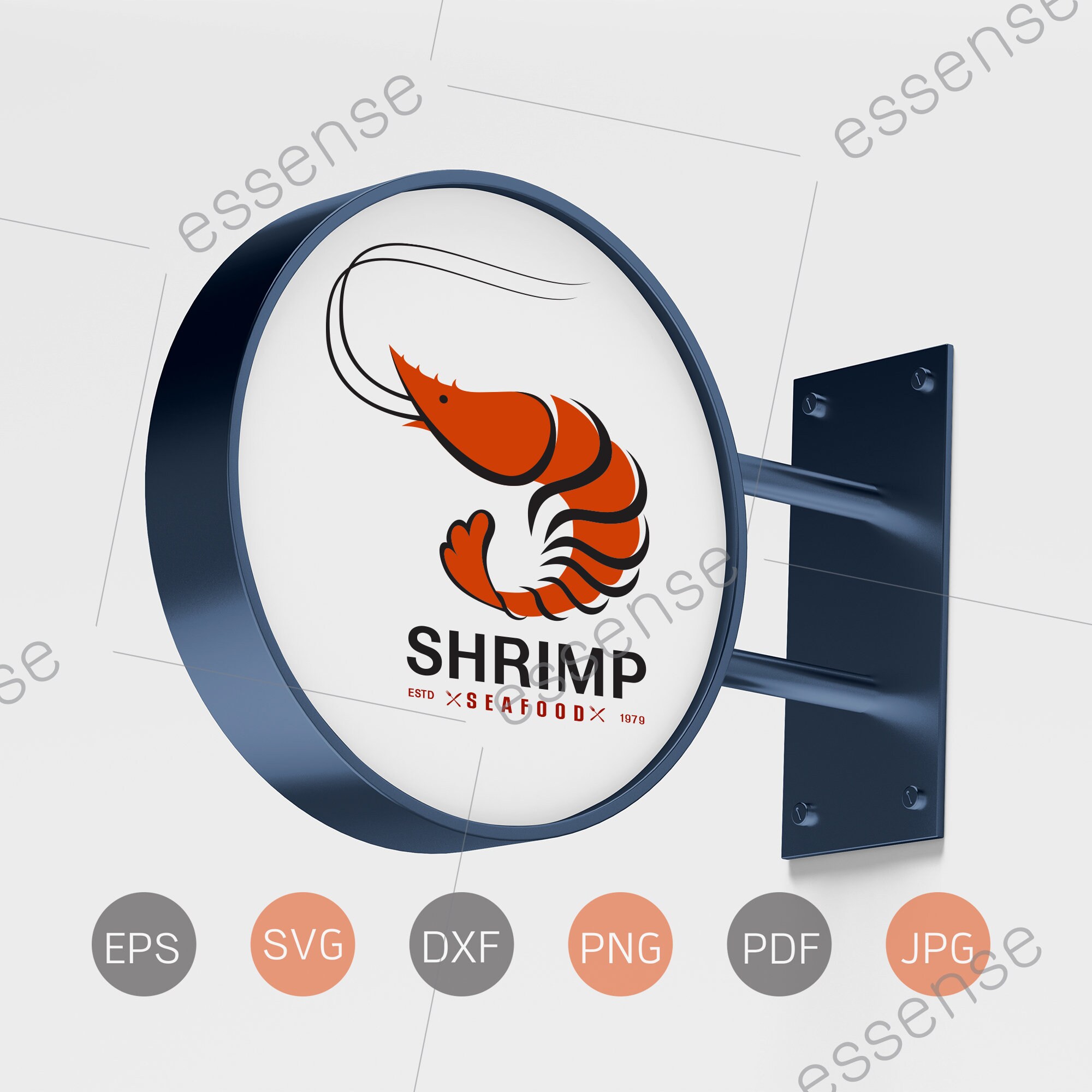 Shrimp SVG Shrimp PNG Shrimp Clipart Shrimp Vector Shrimp - Etsy