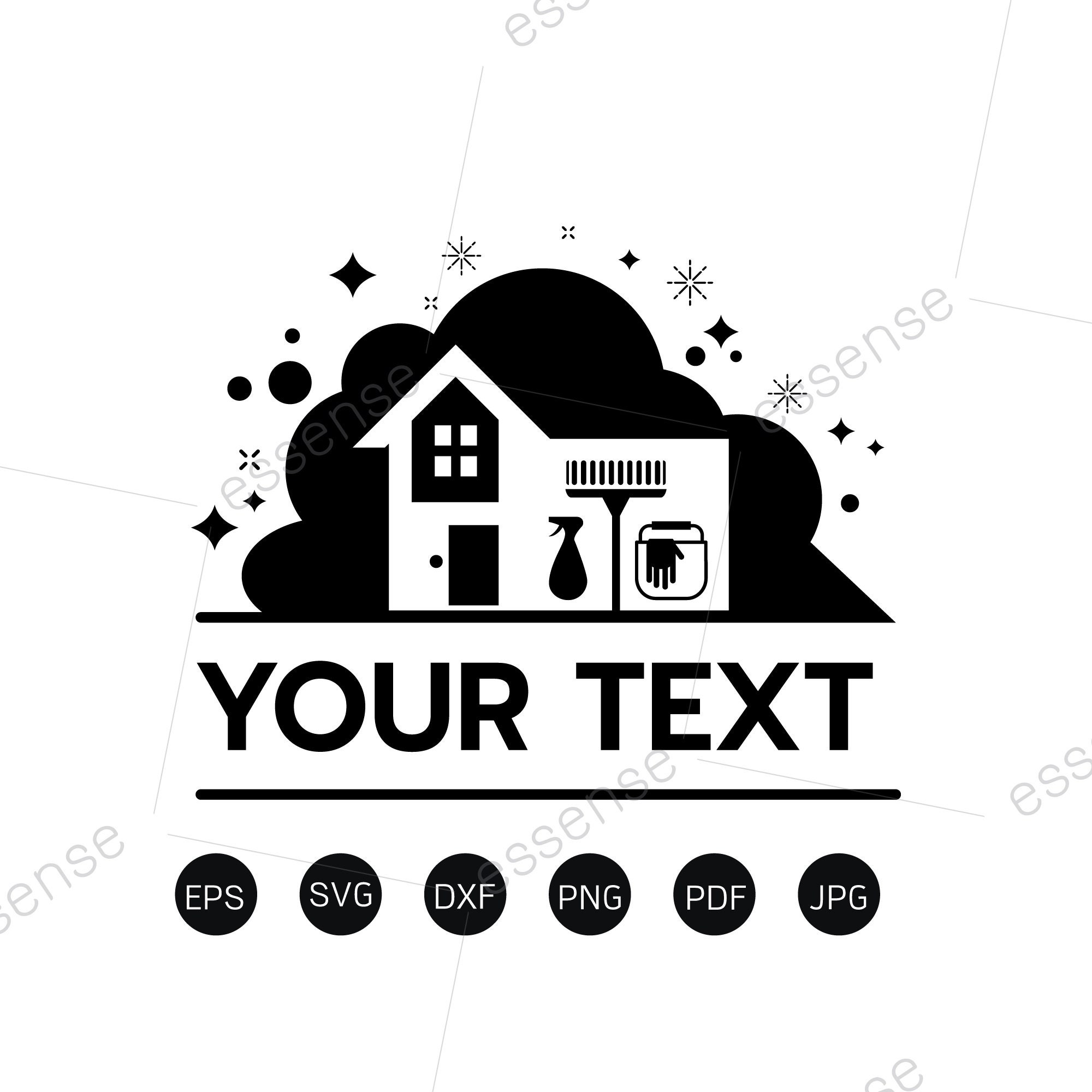 House Cleaning Logos