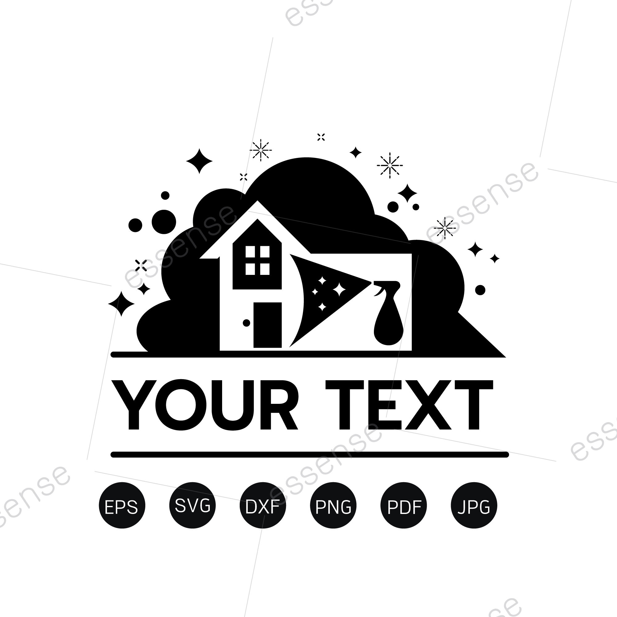 House Cleaning Logo Svg, Cleaning Svg,cleaning Service Logo Svg ...