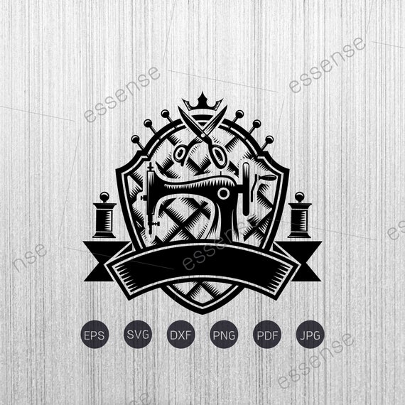 Sewing Split Monogram Frame Svg Sew Monogram - Etsy