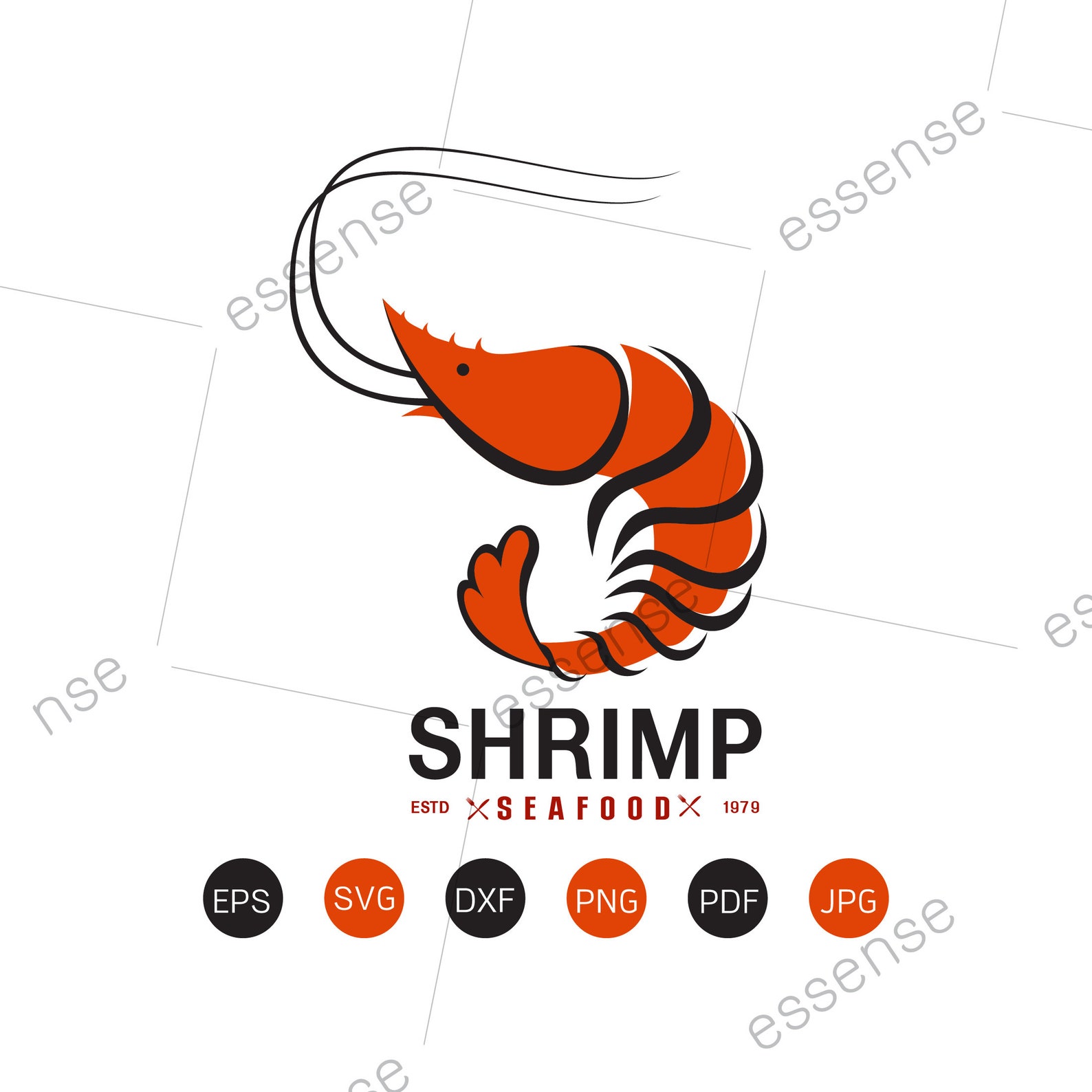 Shrimp SVG Shrimp PNG Shrimp Clipart Shrimp Vector Shrimp - Etsy