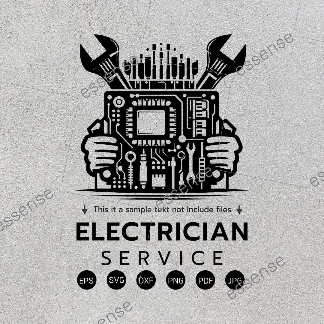 Electrician Repair Service Svg, Electrician Logo Svg, Electrician ...