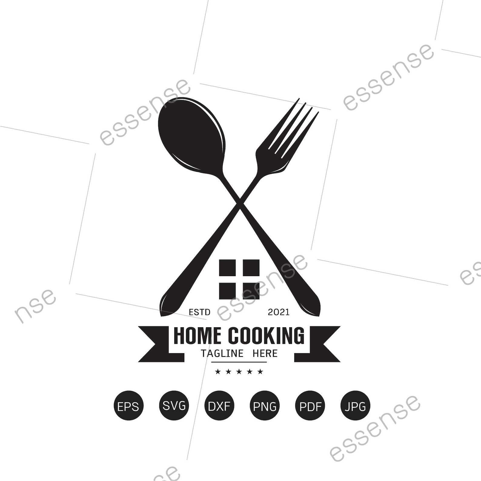 Restaurant Logo SVG, Kitchen Monogram Frame Svg,restaurant Files for ...