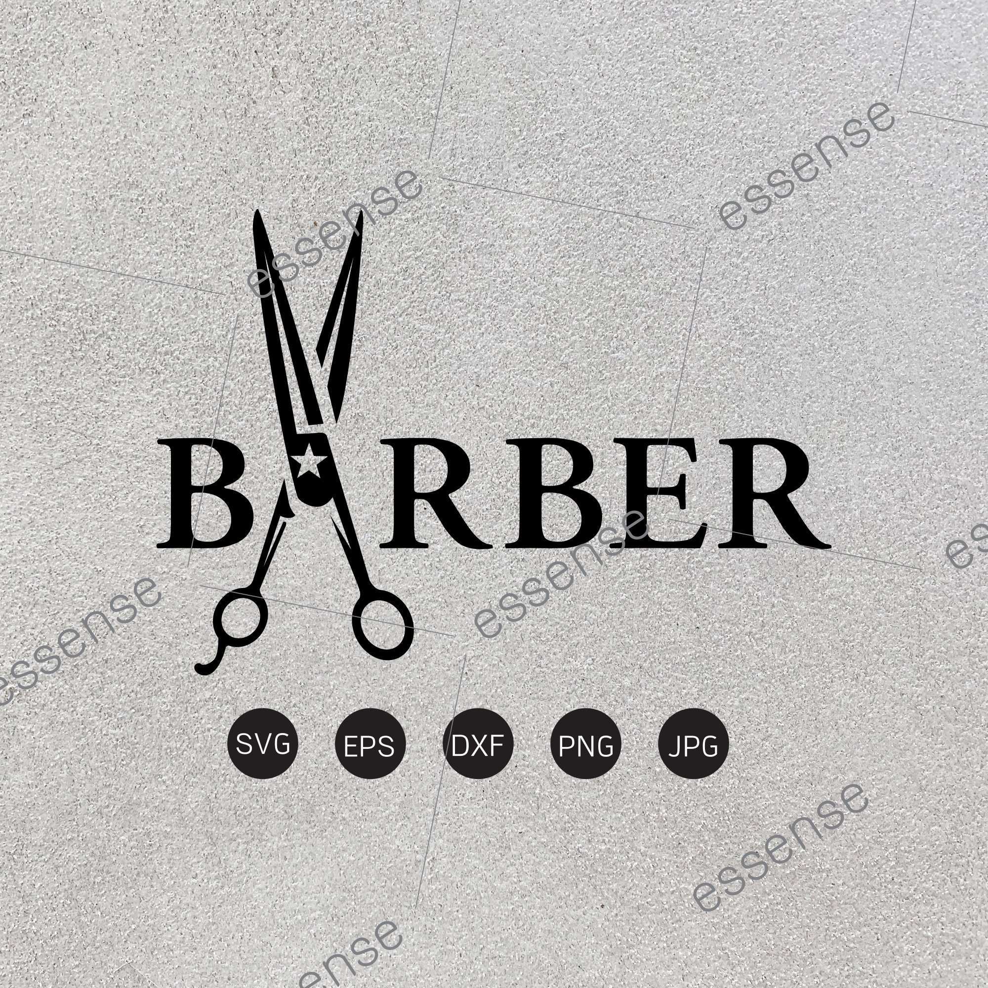 Barbershop Digital Downloads Barber Svg Barber Clipart Png - Etsy