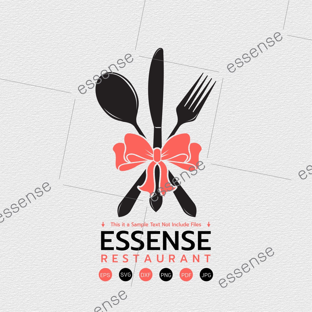 Restaurant Logo SVG, Kitchen Monogram Frame Svg,restaurant Svg for ...