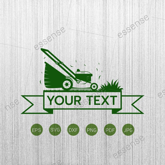 Lawn Mower Service Svglandscaping Svglawn Mower Logolawn - Etsy