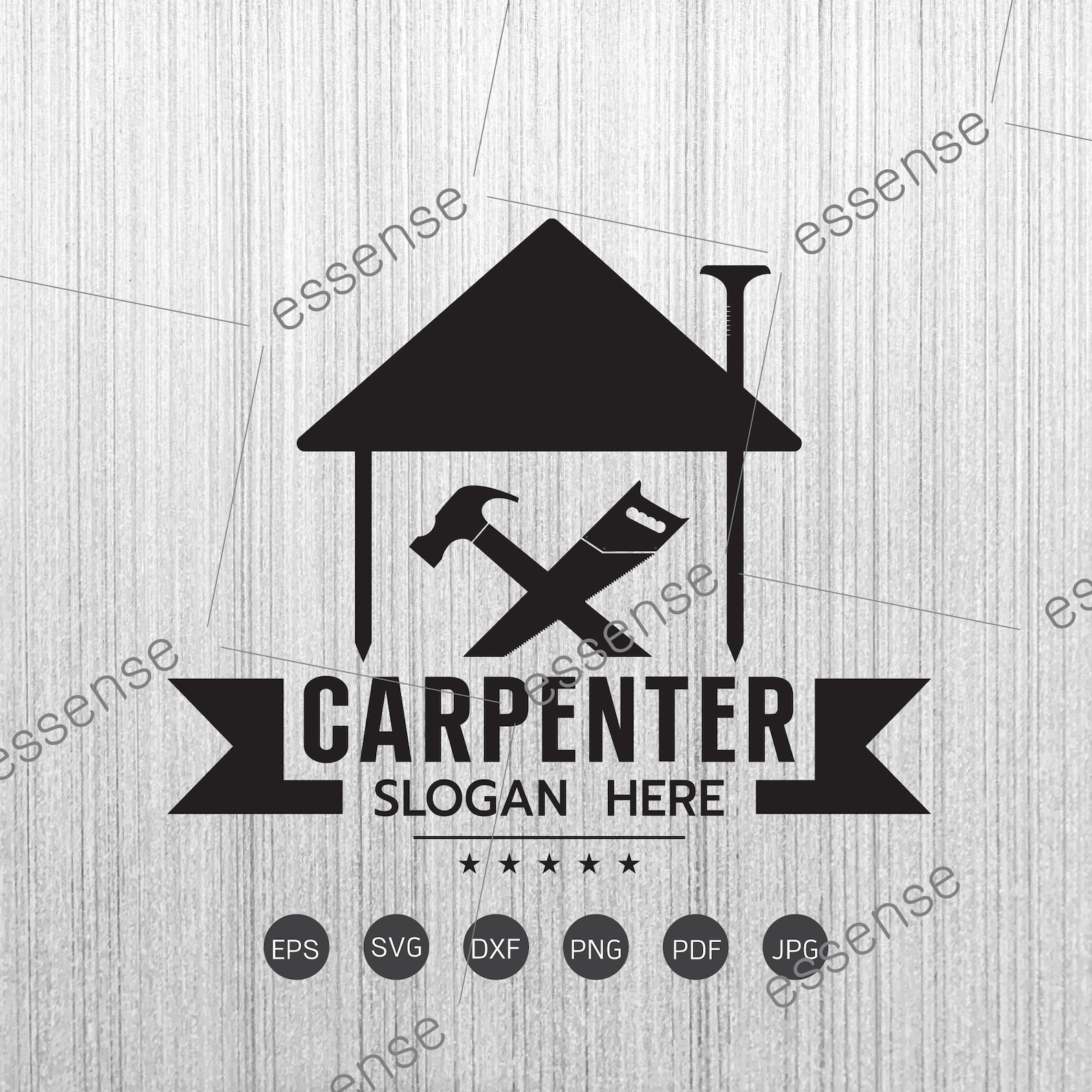 Carpenter Svgcarpentry Svgcontractor Svghome Builder - Etsy
