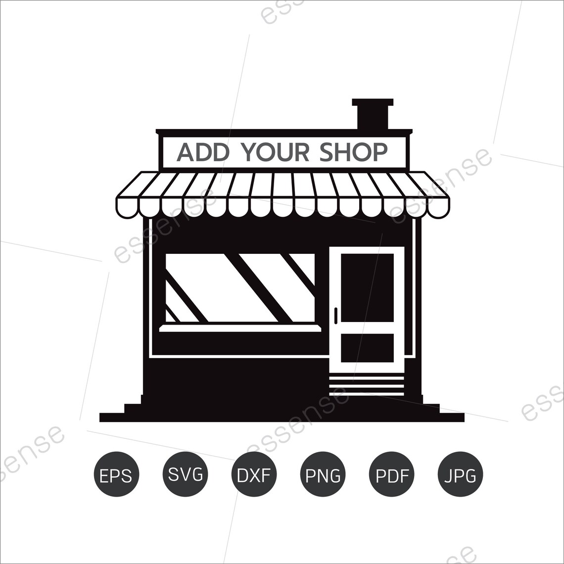 Store Svg, Shop Icon Svg,business Svg,storefront Svg, Merchant Svg,cafe ...