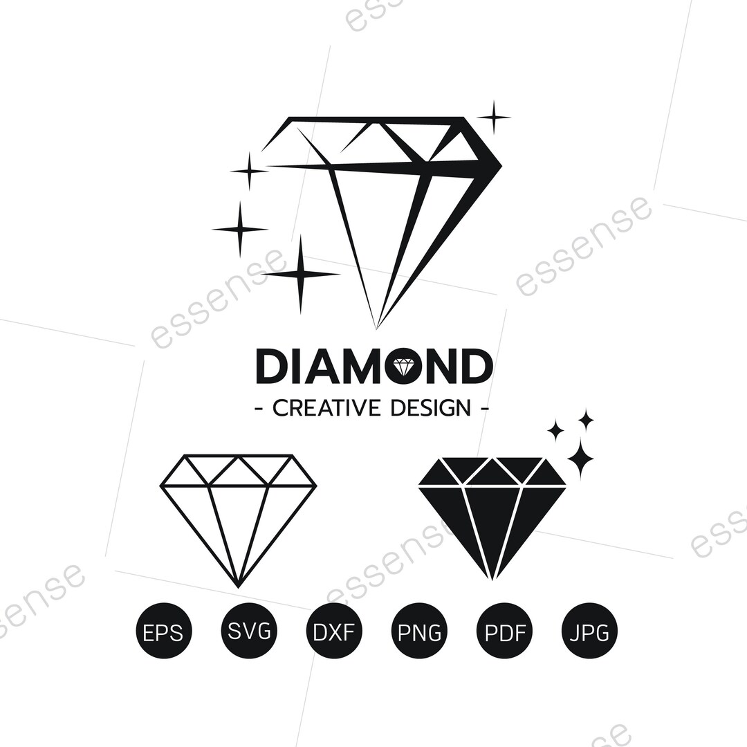 Diamond Svg - Rich Diamond Ring - Engagement Party - Cricut Silhouette ...