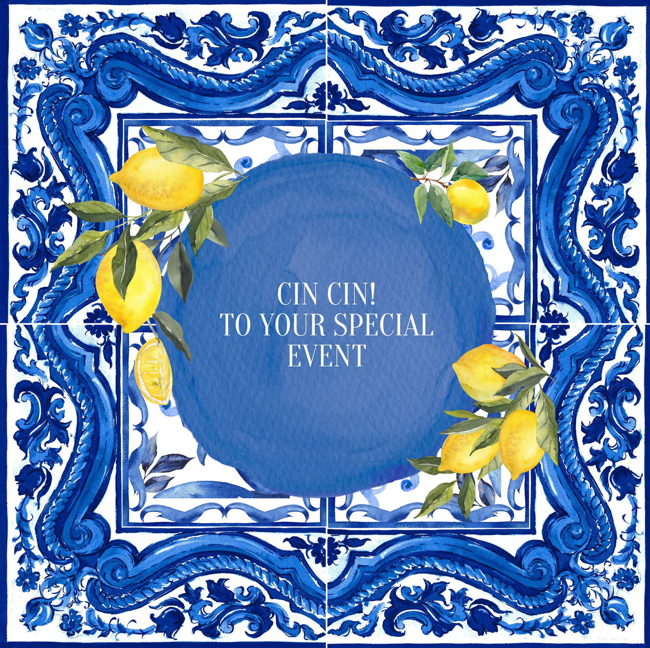 Italian Lemon Theme Bridal Shower, Wedding, Birthday Invitation - Etsy