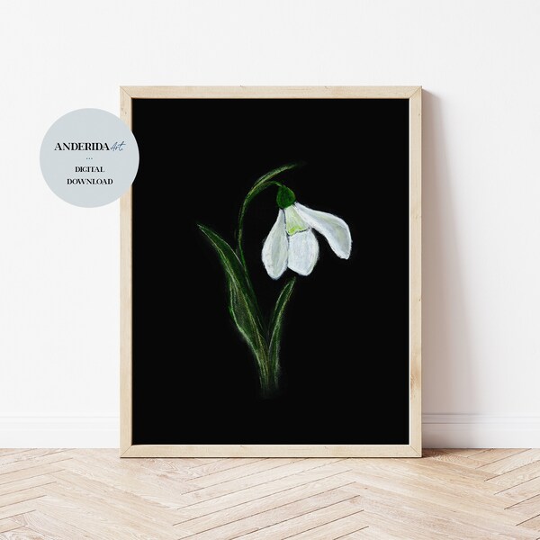 Snowdrop Flower - Etsy
