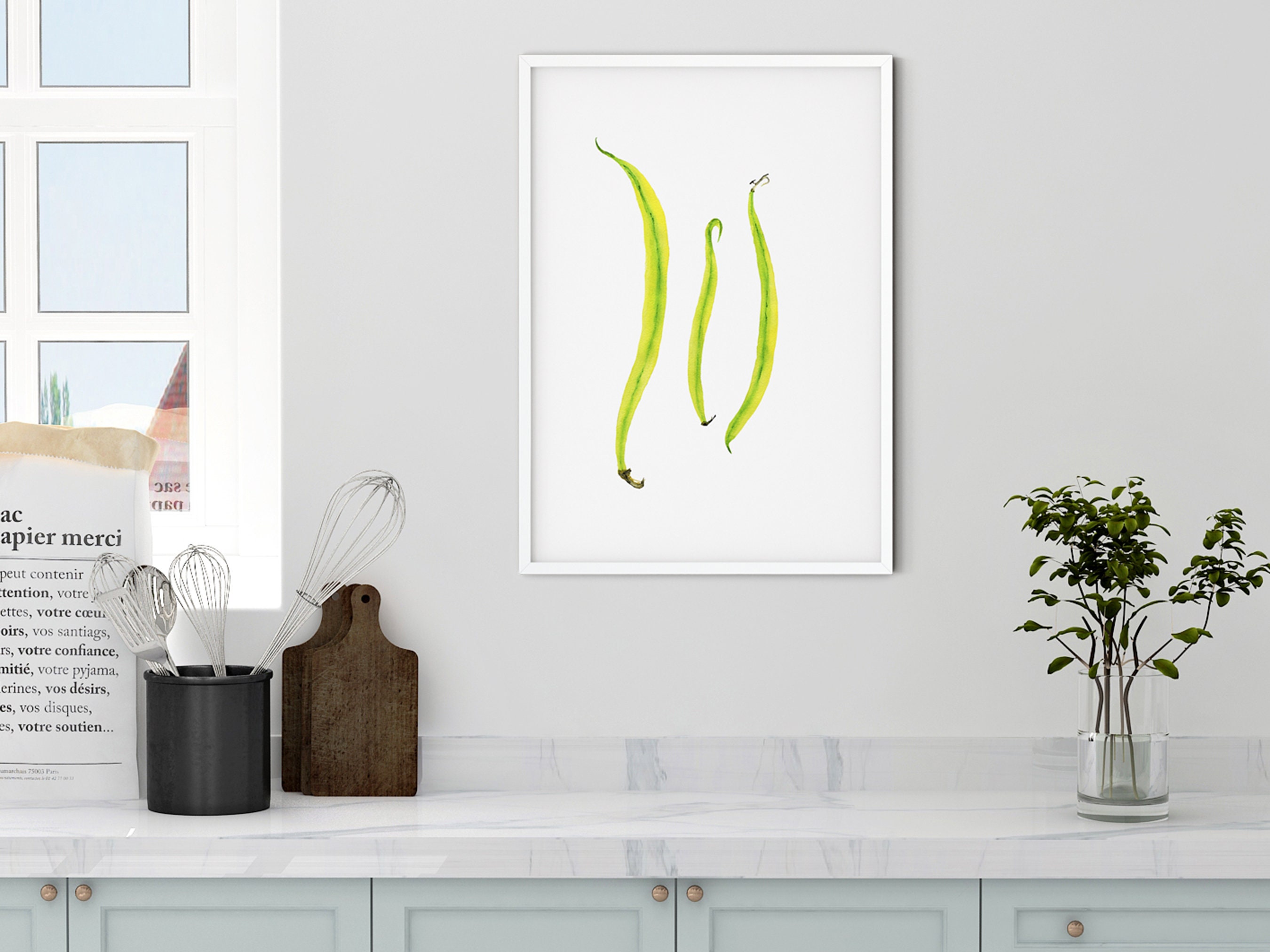 Yellow Beans, Watercolour Beans, Bean Art, Watercolour Painting ...
