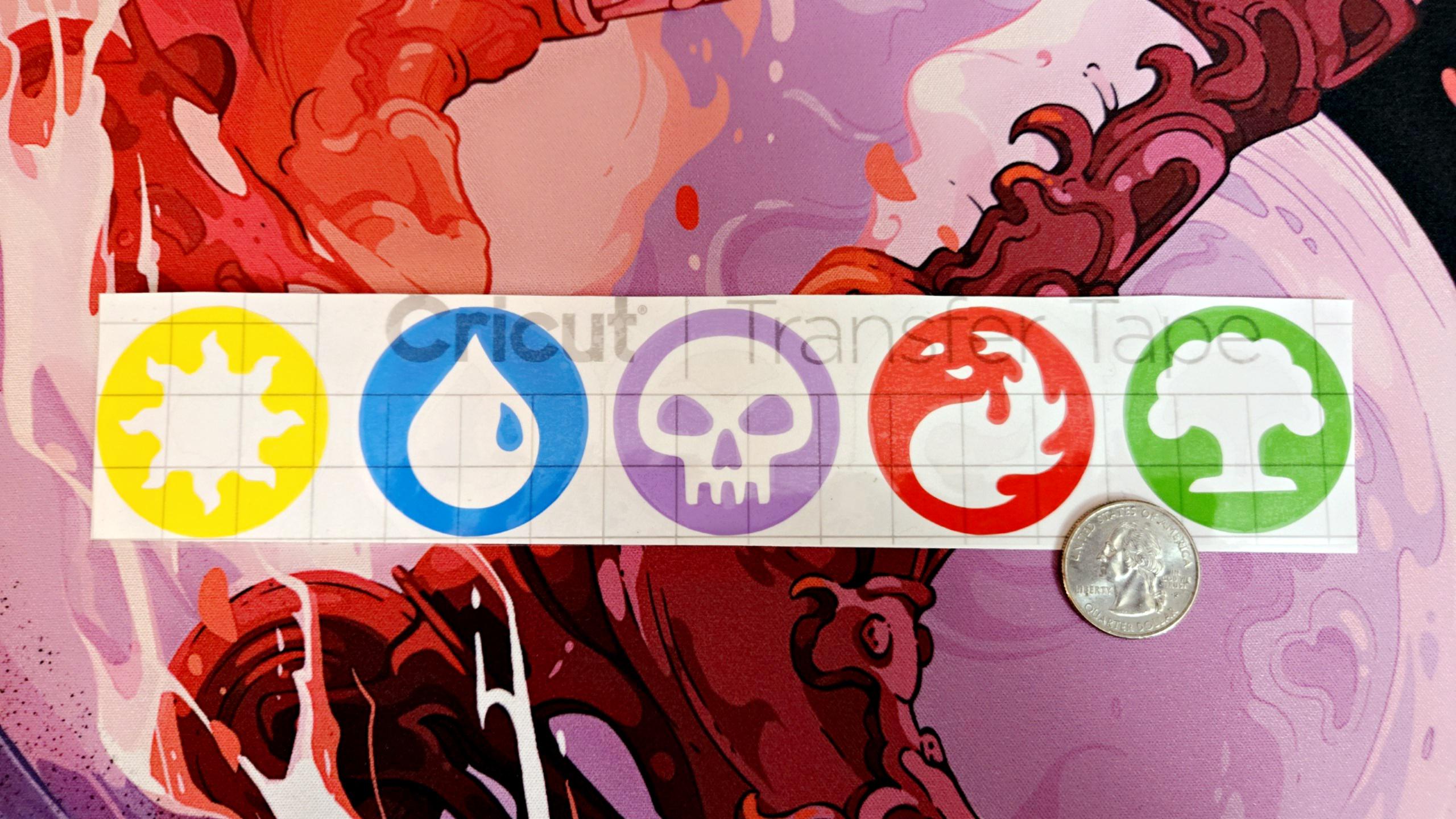 Magic the Gathering Mana Sticker Decal - Etsy