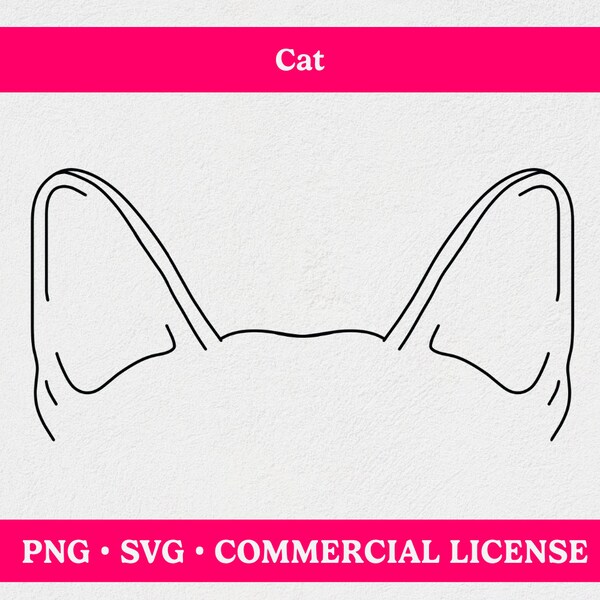 Cat Ears Png - Etsy