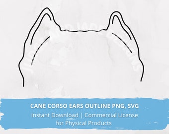 Cane Corso Silhouette Svg - Etsy