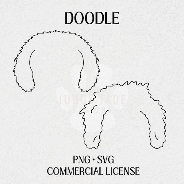 Toy Poodle Ear Svg - Etsy