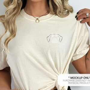 Lab Dog Ear Outline: SVG, PNG, PES Digital Download - Etsy