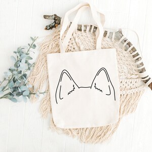 Husky Dog Ear Outline SVG, PNG, PES Digital Download for Cricut and ...