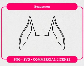 Cavapoo Dog Ear Outline SVG PNG Digital Download for Cricut - Etsy UK