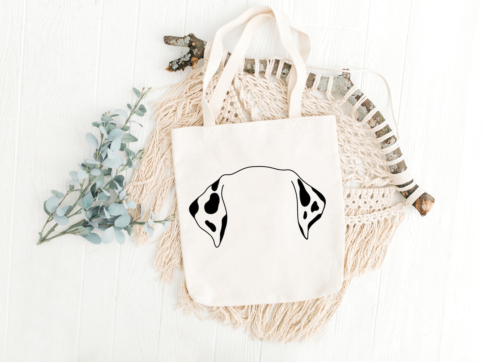 Dalmatian Dog Ear Outline SVG, PNG Digital Download for Cricut and Silhouette | Commercial ...