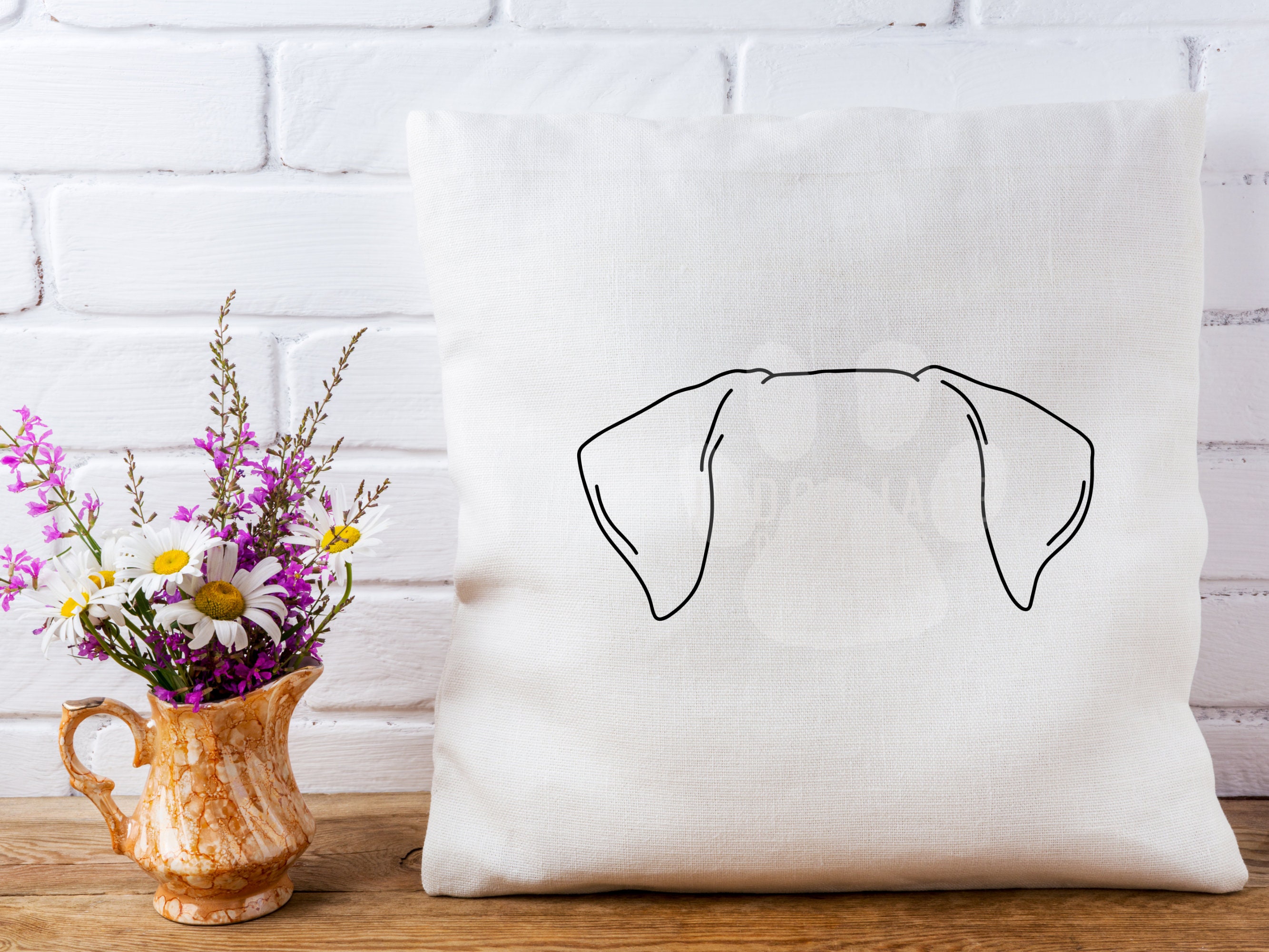 Rhodesian Ridgeback Dog Ear Outline SVG PNG Digital Download - Etsy Canada