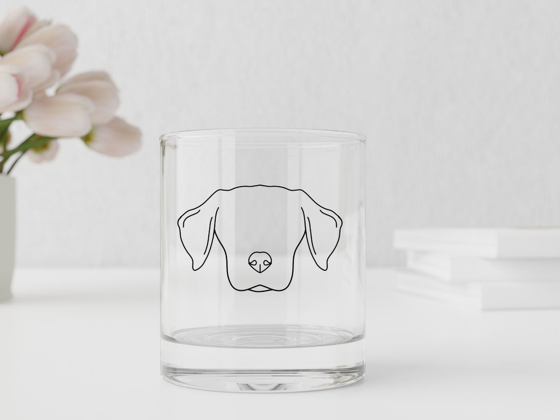 Lab Face Outline Drawing SVG PNG Digital Download - Etsy