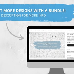 Pug Dog Ear Outline SVG PNG Digital Download for Cricut and - Etsy UK