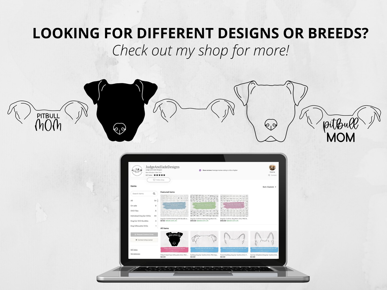 Lab Face Outline Drawing SVG PNG Digital Download - Etsy