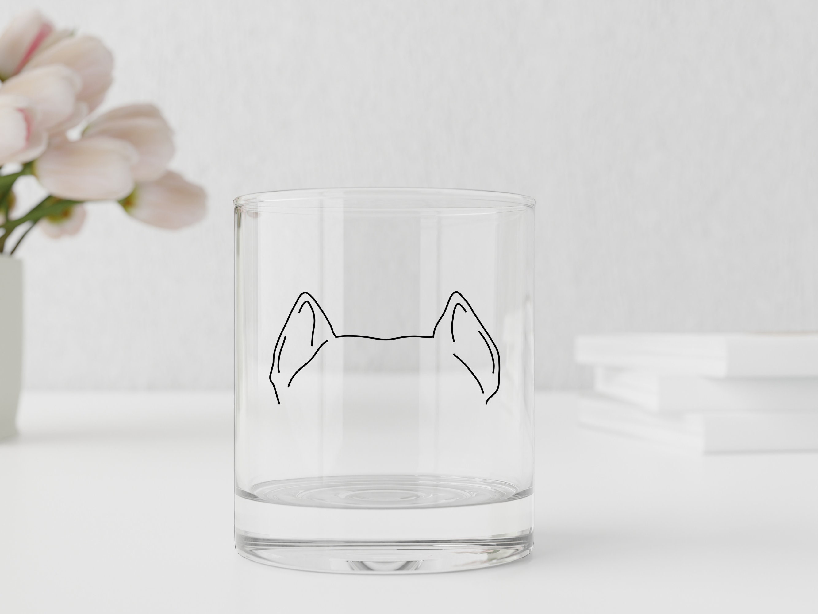 Cropped Pitbull Dog Ear Outline SVG PNG Digital Download for - Etsy