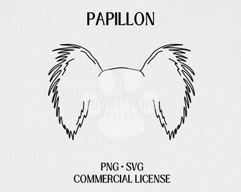 Bull Terrier Dog Ear Outline SVG, PNG, PES Digital Download for Cricut ...