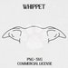 Whippet Dog Ear Outline SVG, PNG Digital Download for Cricut and ...