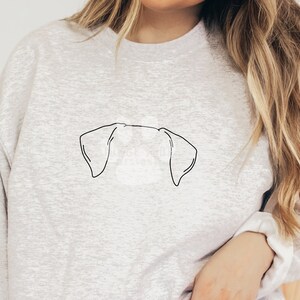 Rhodesian Ridgeback Dog Ear Outline: SVG, PNG (digital Download) - Etsy