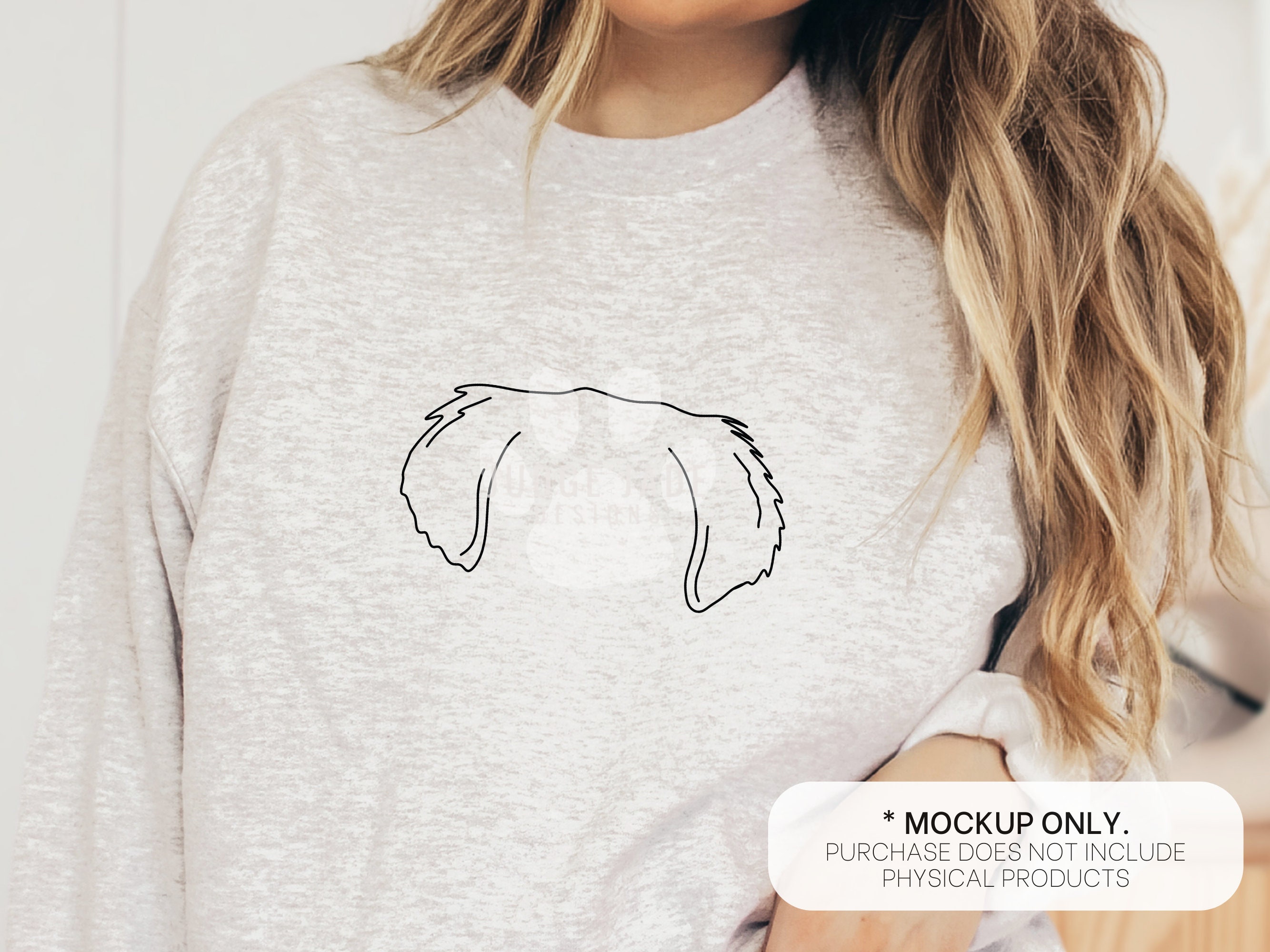 Golden Retriever Ear Outline: SVG, PNG, PES (digital Download) - Etsy