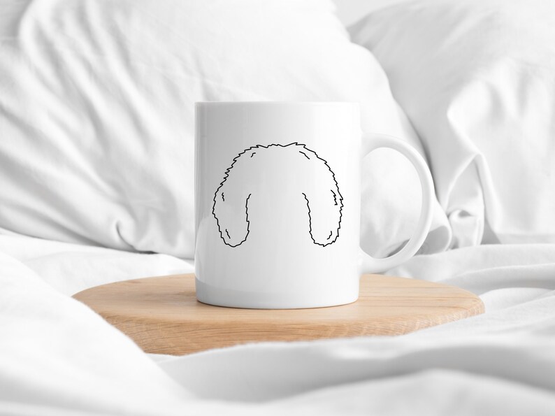 Cavapoo Dog Ear Outline SVG, PNG Descarga digital para Cricut y ...