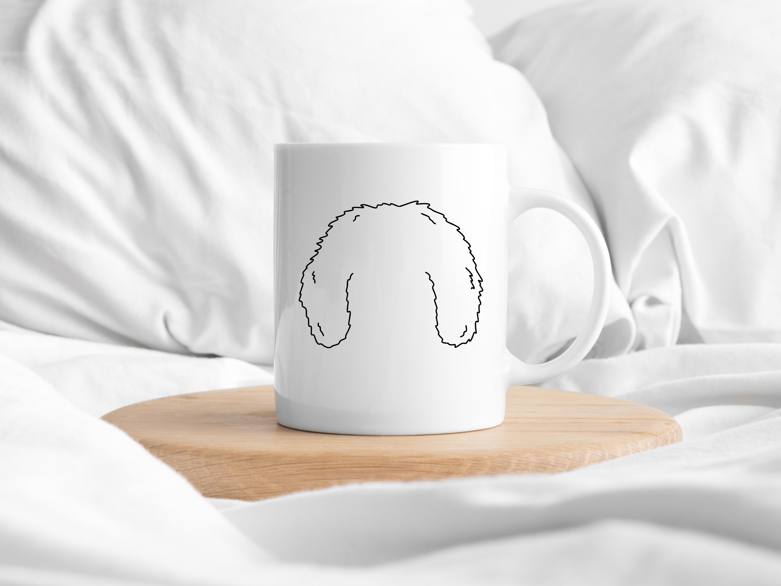 Cavapoo Dog Ear Outline SVG, PNG Digital Download for Cricut and ...