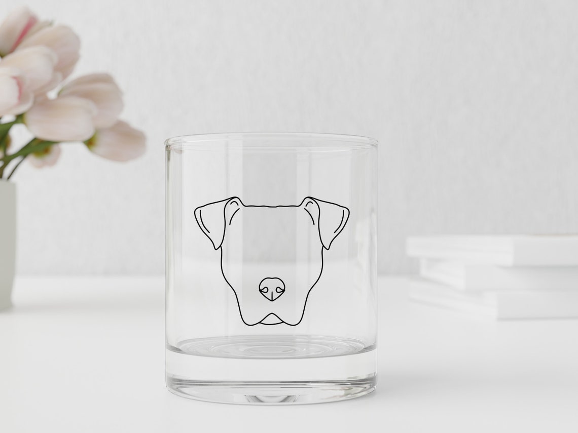 Pitbull Face Outline Drawing SVG PNG Digital Download - Etsy