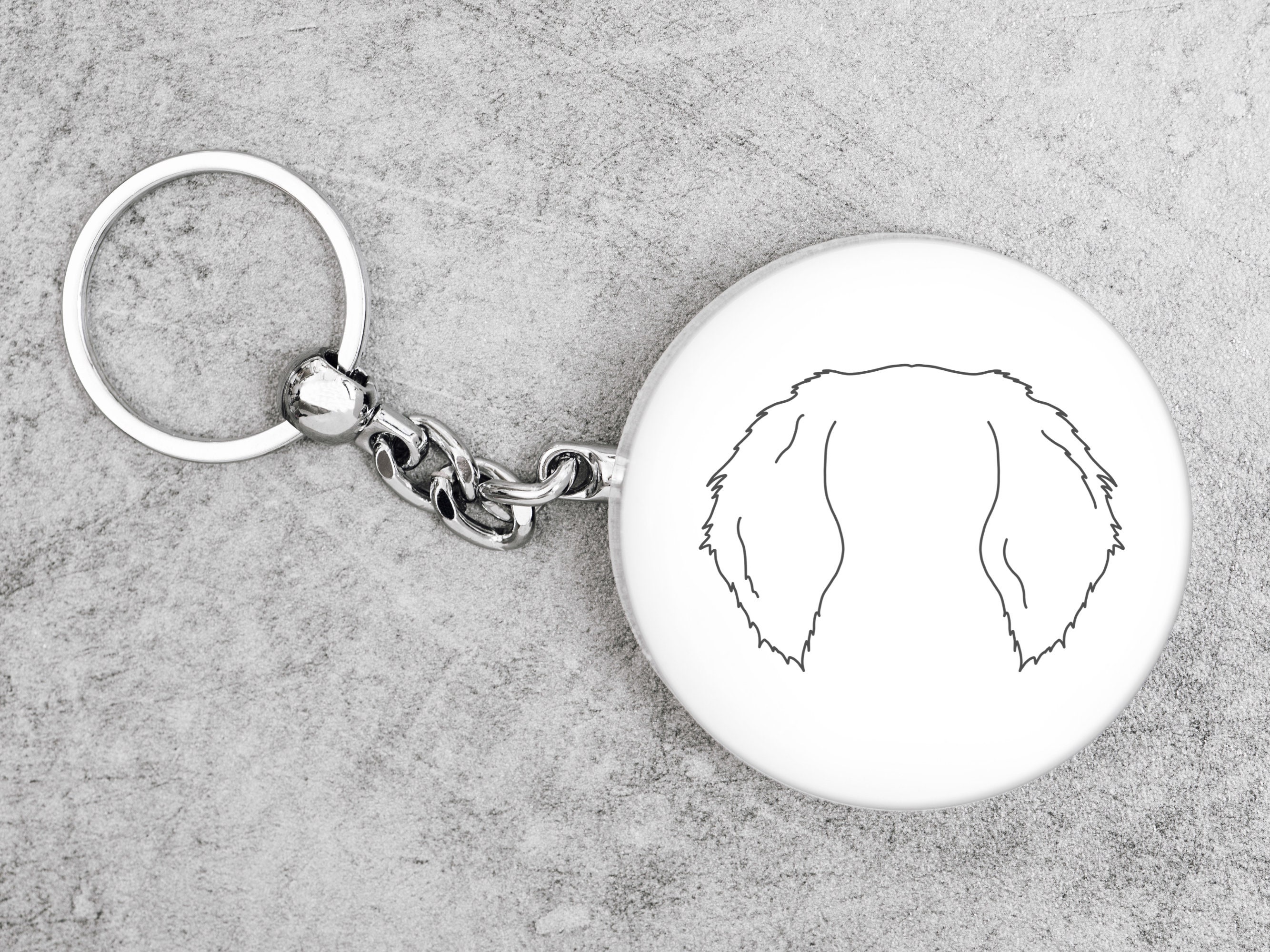 English Setter Dog Ear Outline SVG PNG: Cricut Silhouette (digital ...