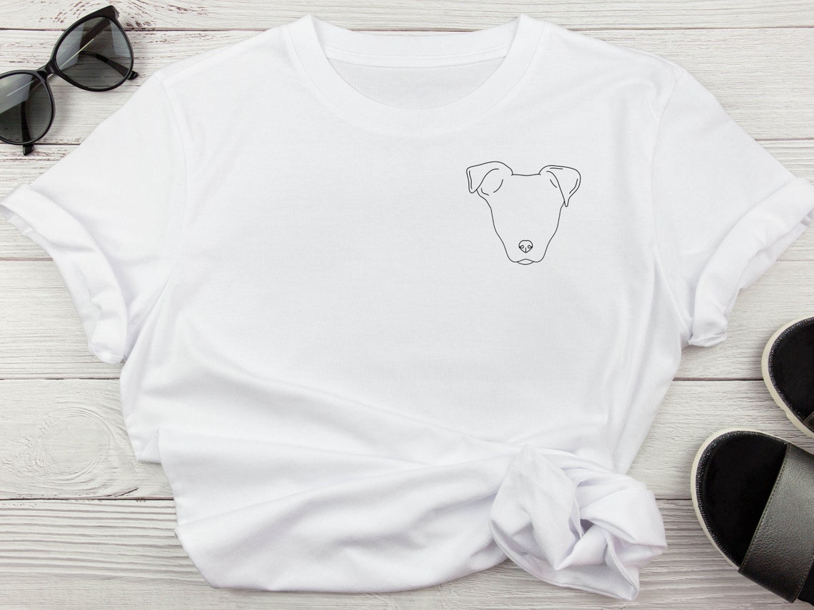 Jack Russell Face Outline SVG: Dog Breed Design (digital Download ...
