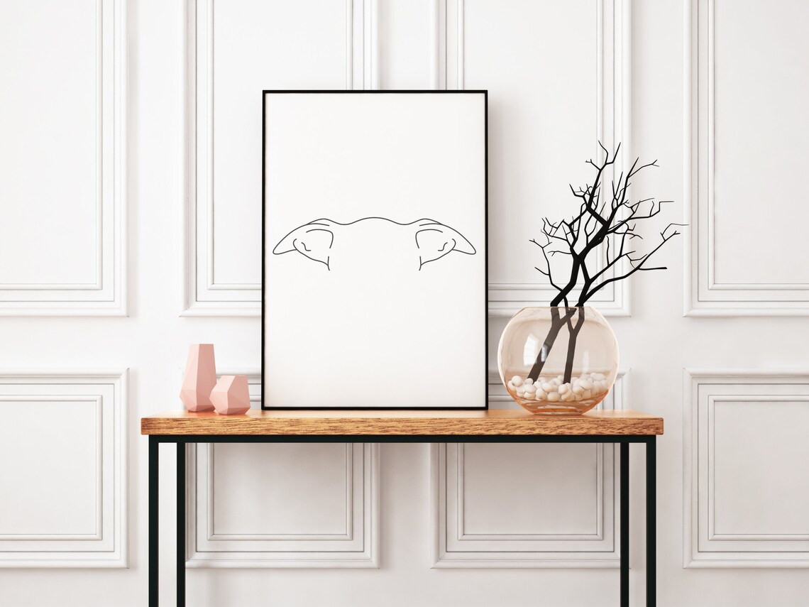 Whippet Dog Ear Outline SVG, PNG Digital Download for Cricut and ...