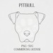 Pitbull Face Outline Drawing: SVG, PNG (digital Download) - Etsy
