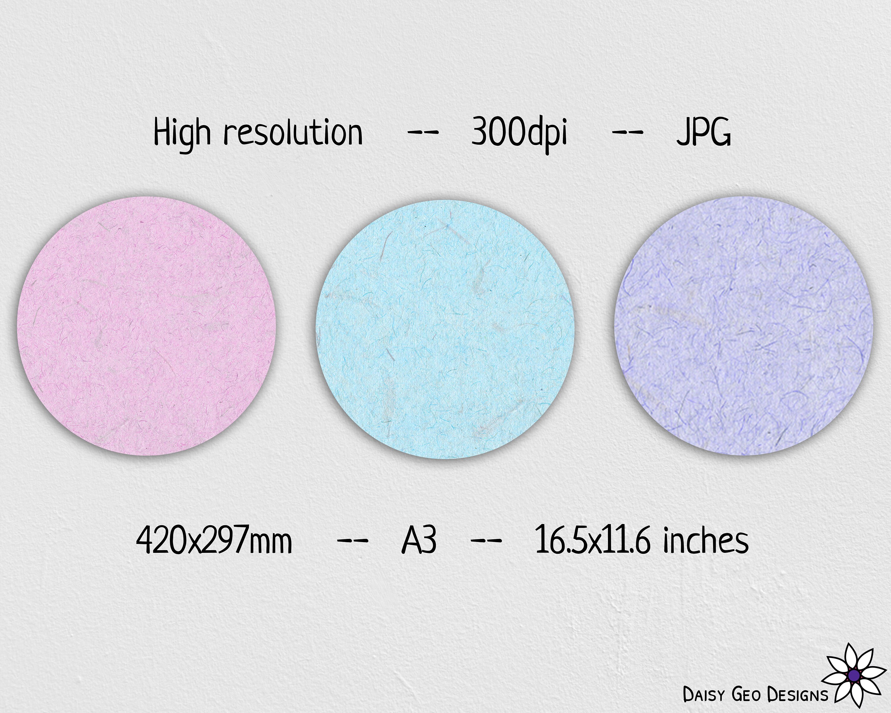 Handmade Paper Texture, A3 Digital, Scrapbook Printable, Pastel ...