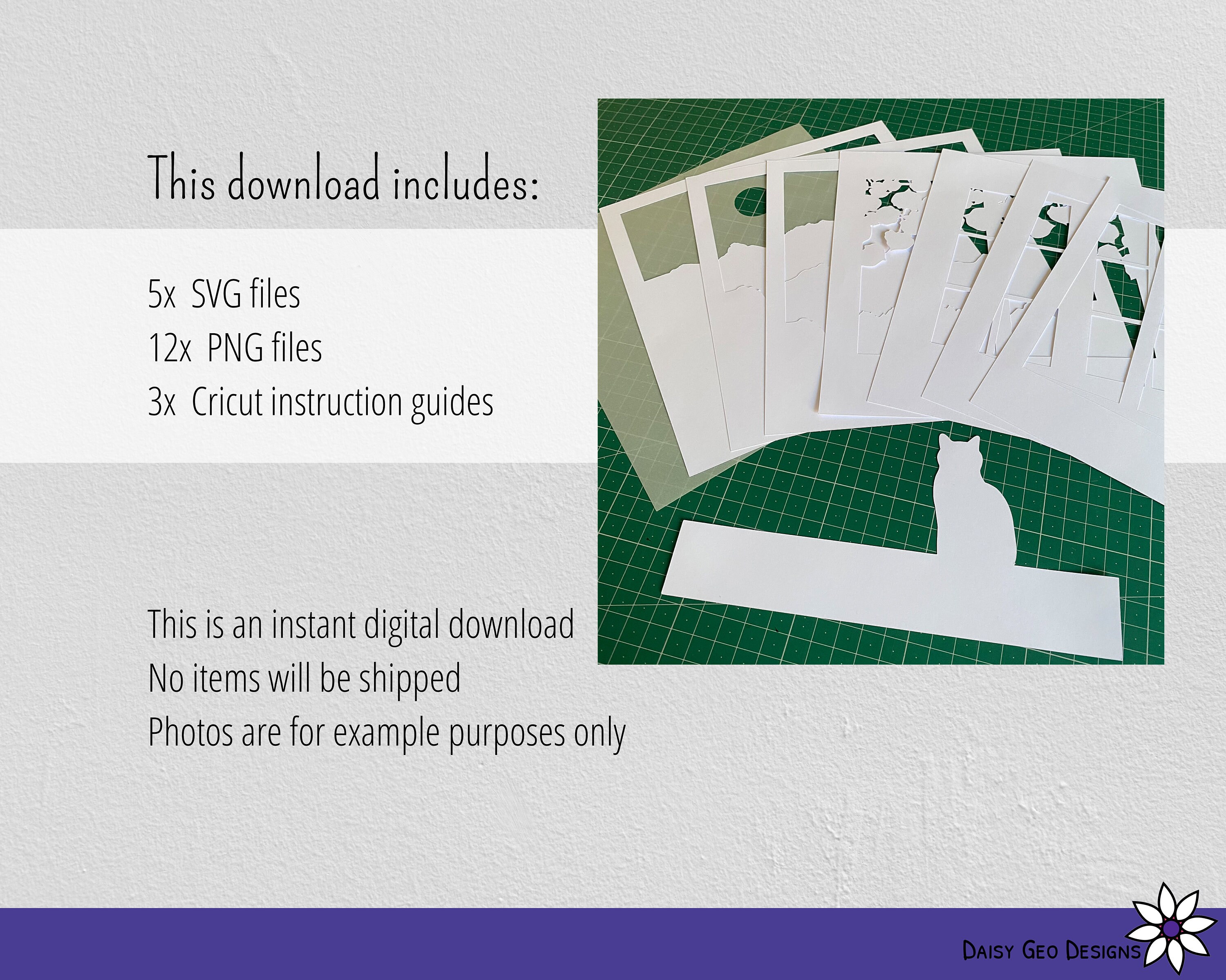 Cat and Dog Window Shadow Box SVG for Cricut Light Box 3D - Etsy UK