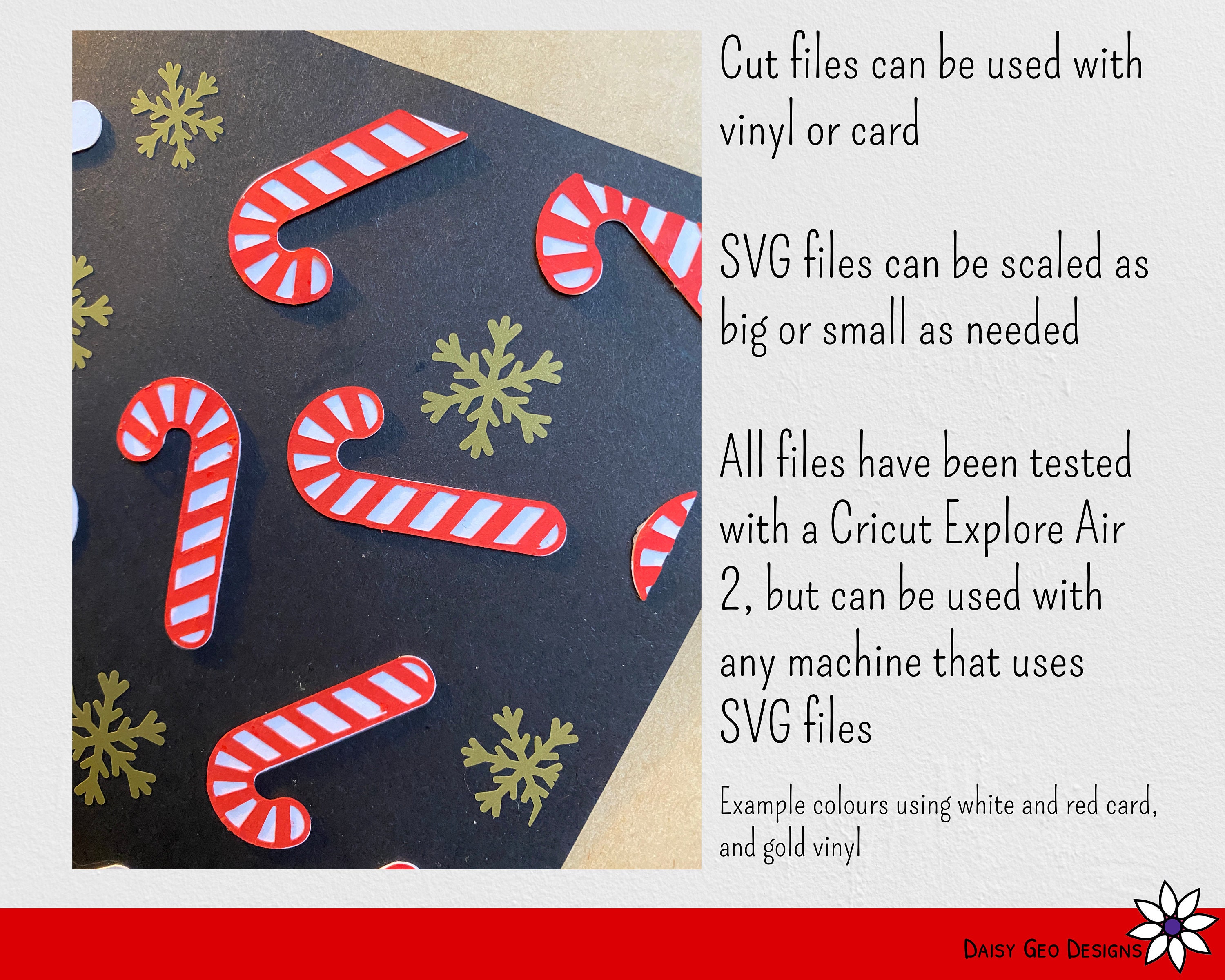 Candy Cane Pattern SVG Seamless Repeat Cricut Silhouette Cut - Etsy