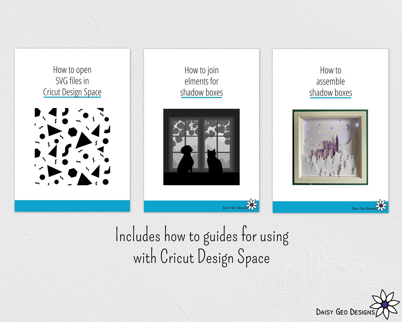 Cat and Dog Window Shadow Box SVG for Cricut Light Box 3D | Etsy UK